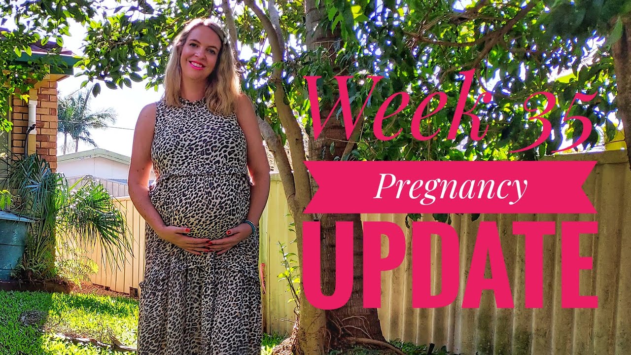 Week 35 Pregnancy Update | First Pregnancy Vlog - New Baby Bag - Trying ...