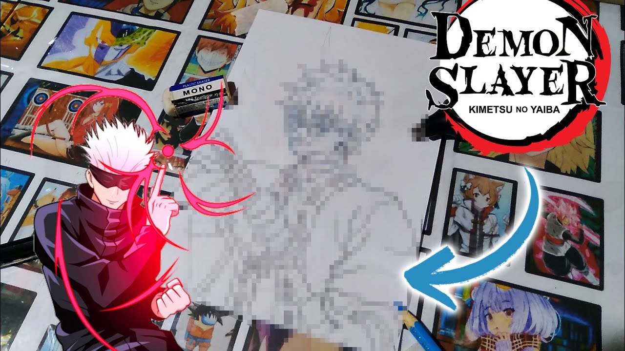 Olha isso!!!😱 Satoro Gojo hashira - jujutsu kaisen - YouTube