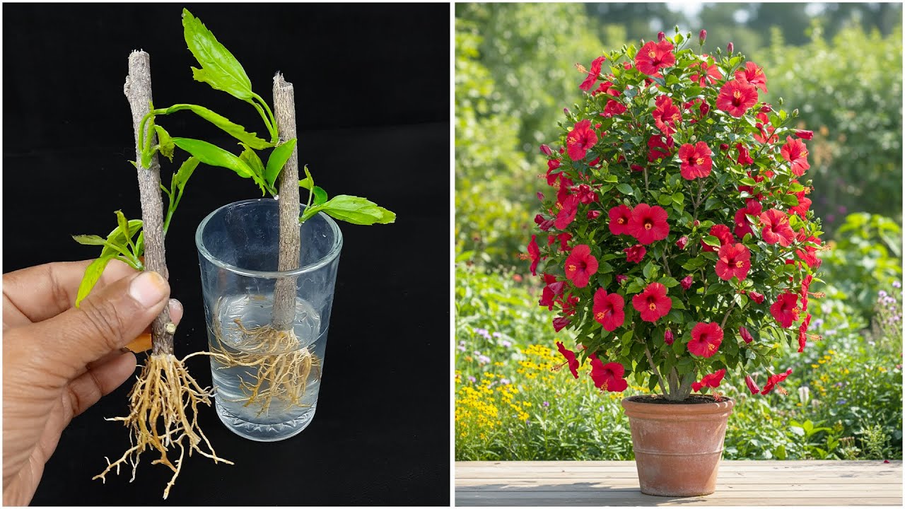 Nursery Secret: Root Hibiscus Cuttings🌺 - YouTube