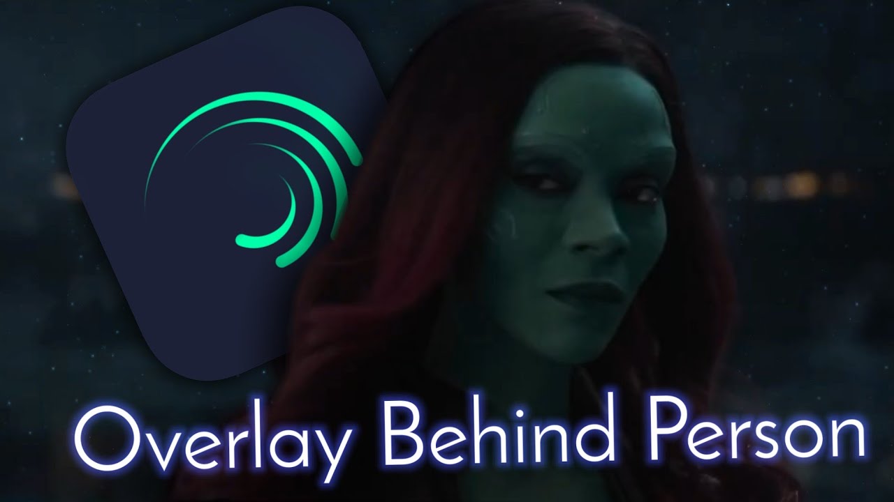 Overlay Behind Person | Alight Motion Tutorial(for videos) - YouTube
