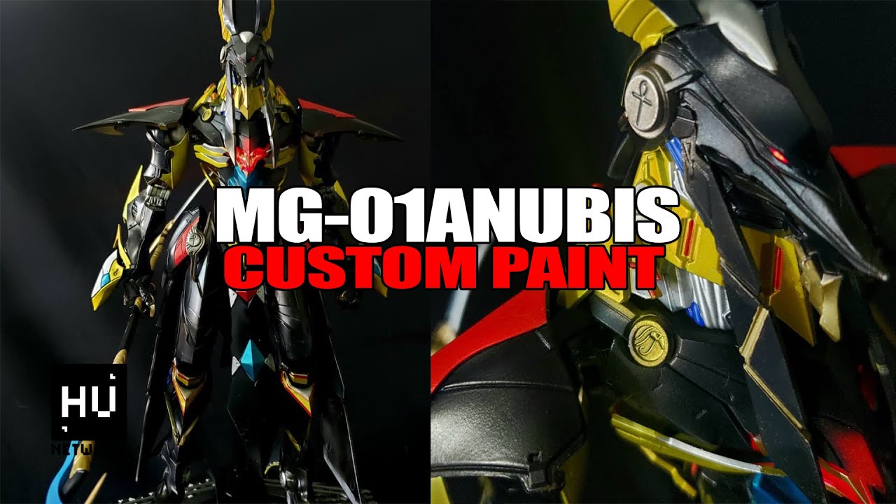 Amazing MG Anubis Action Figure Custom Paint - YouTube