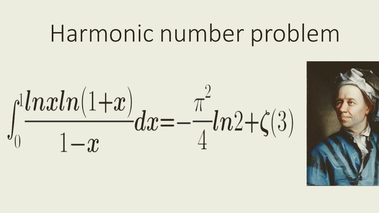 Harmonic number ( logarithmic Integration) - YouTube