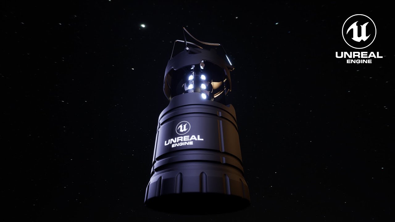 Camping Lantern | Modeling, texturing, animation in Unreal Engine 5 ...