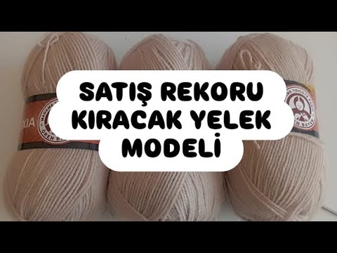 İKİ ŞİŞ KOLAY ÖRGÜ MODELİ YELEK SÜVETER BEBEK YELEĞİ ÖRGÜ MODELİ EASY KNİTTİNG CROCHET PATTERNS