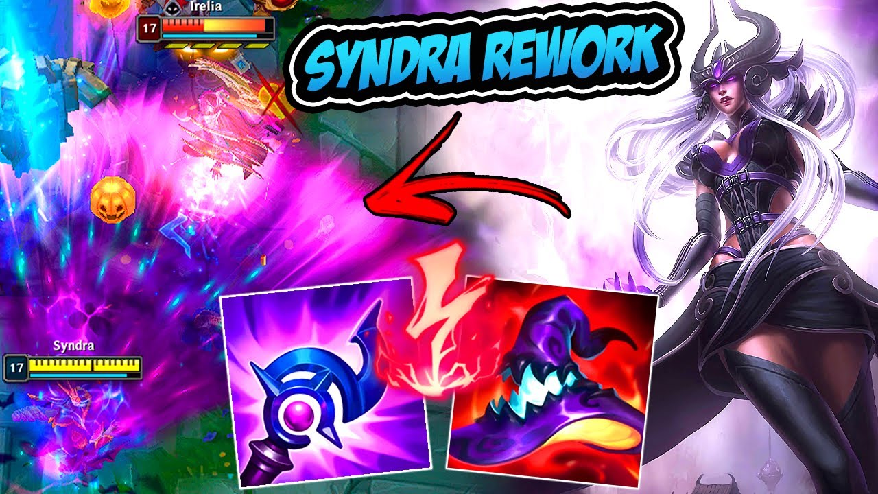 SYNDRA REWORK FICOU INSANO DEMAIS !! - LEAGUE OF LEGENDS - YouTube