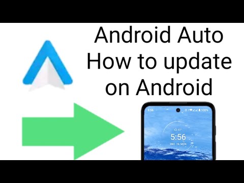 How to update android auto app on mobile - YouTube