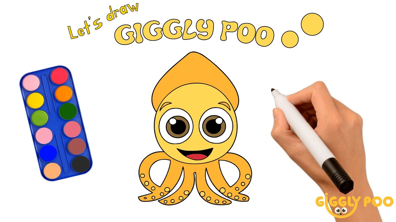 How to Draw Giggle Giggly! 🎨 - YouTube