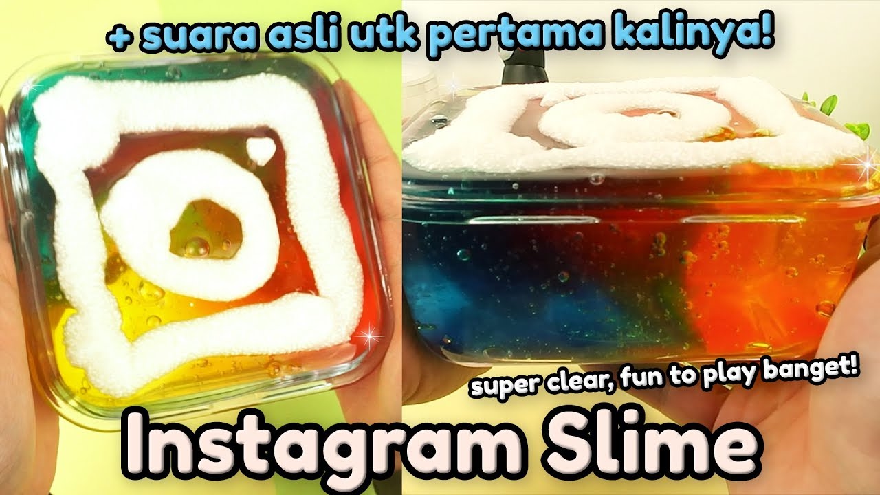 Instagram Ada Slime nya? Begini Cara Bikinnya! Dan Suara Asli Heme ...