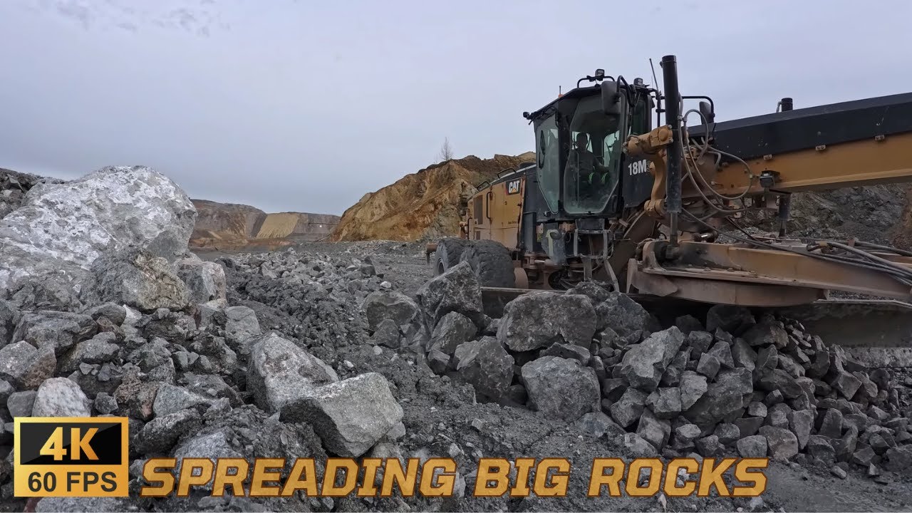 I Managed to Build a Smooth Haul Road Using Big Boulders - YouTube