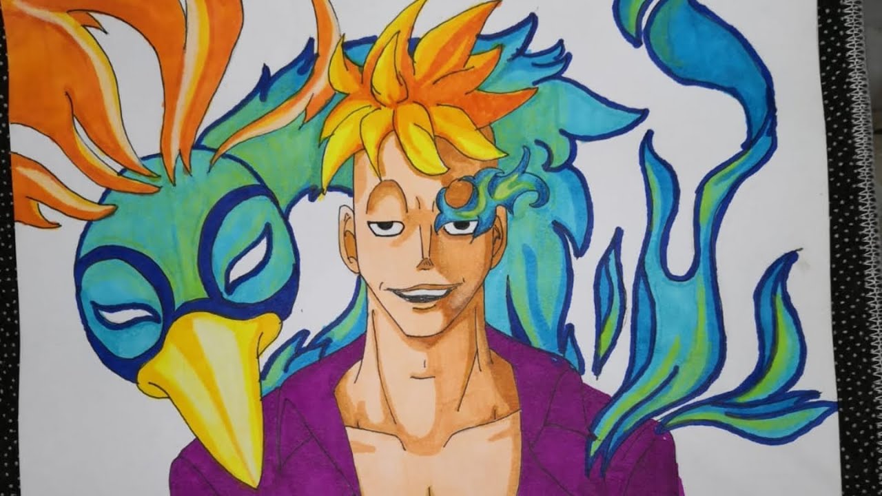"DRAWING"Marco - One Piece - YouTube