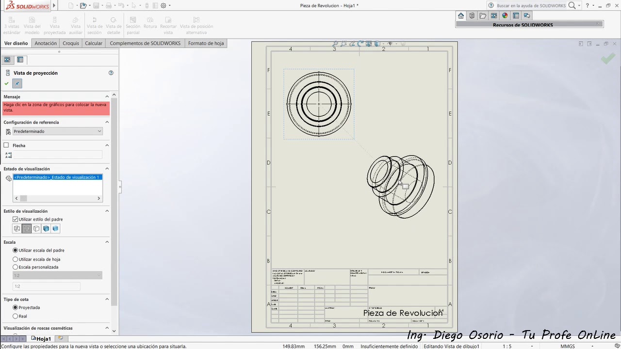 Solid Works Tutorial 026 Generación de Planos 2D Parte 1 - YouTube