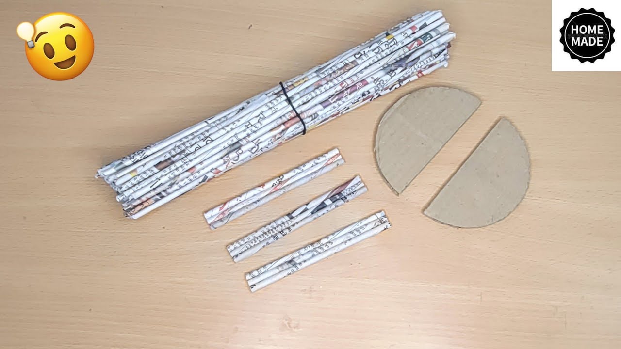 Newspaper craft | best out of waste craft idea | recycle newspaper | # ...