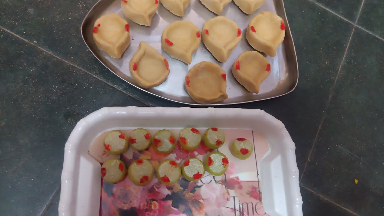 How to make pindi pramidalu and Amla deepalu - YouTube