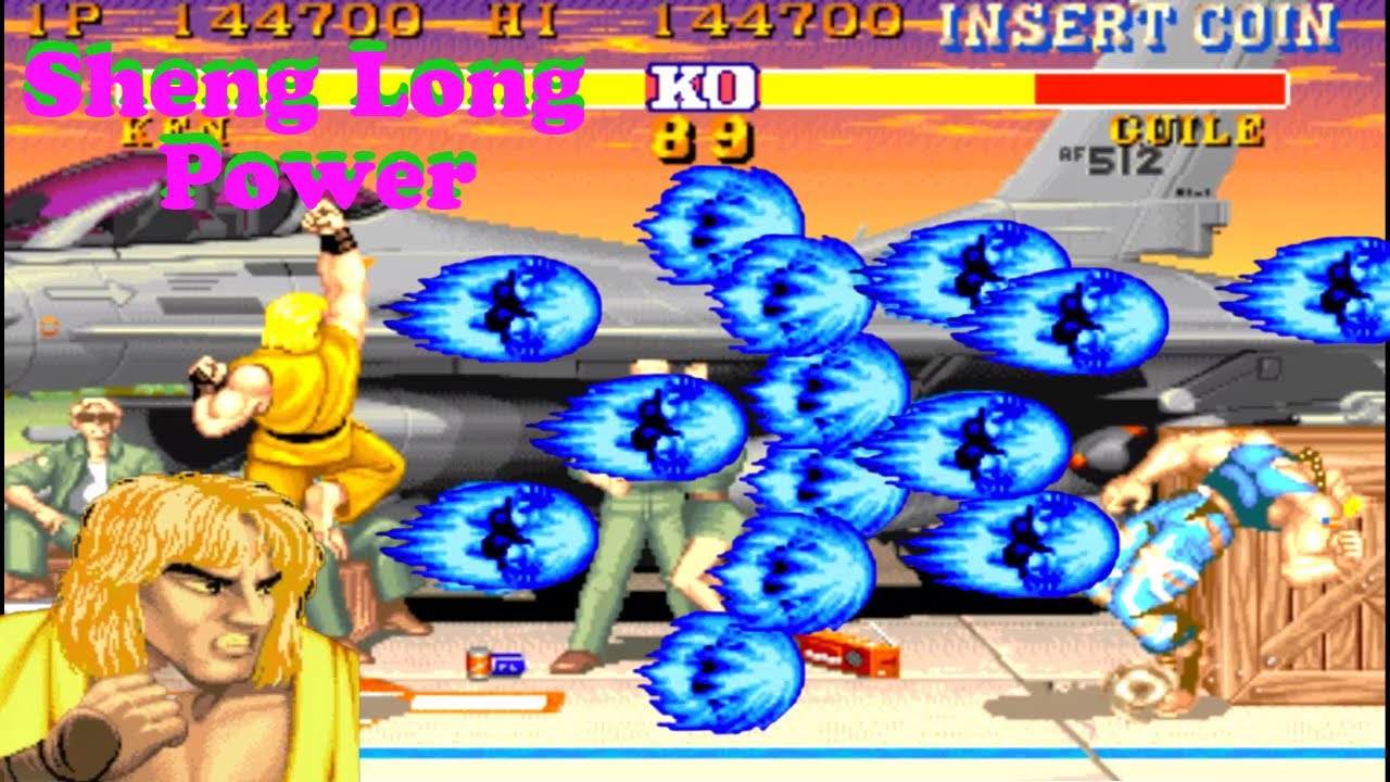 Street Fighter 2 - Sheng Long Power - Ken playthrough (Yellow Ken ...