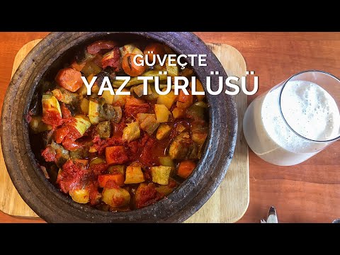 Güveçte Türlü Tarifi - Etsiz Yaz Türlüsü Nasıl Yapılır? - Sebzeli Türlü Yemeği Tarifi