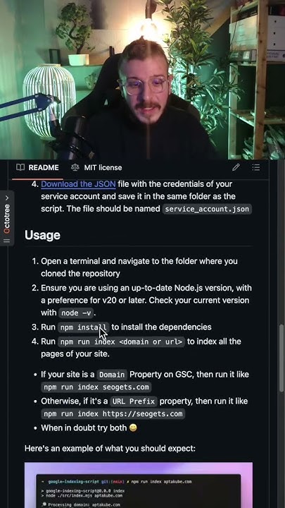 Google indexing script #fyp #codinglife #javascript #coding # ...