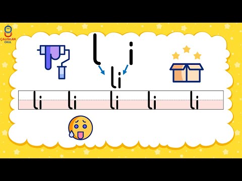 li Hecesi Okuma Çalışması - Yeni Müfredat Okuma Yazma Öğretimi - l Harfi Hece ve Kelime Okuma