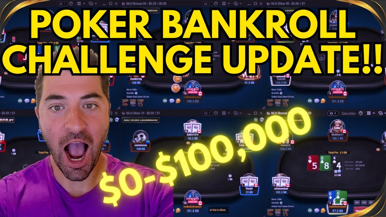From $0 to $100,000: The Ultimate Poker Bankroll Challenge - YouTube