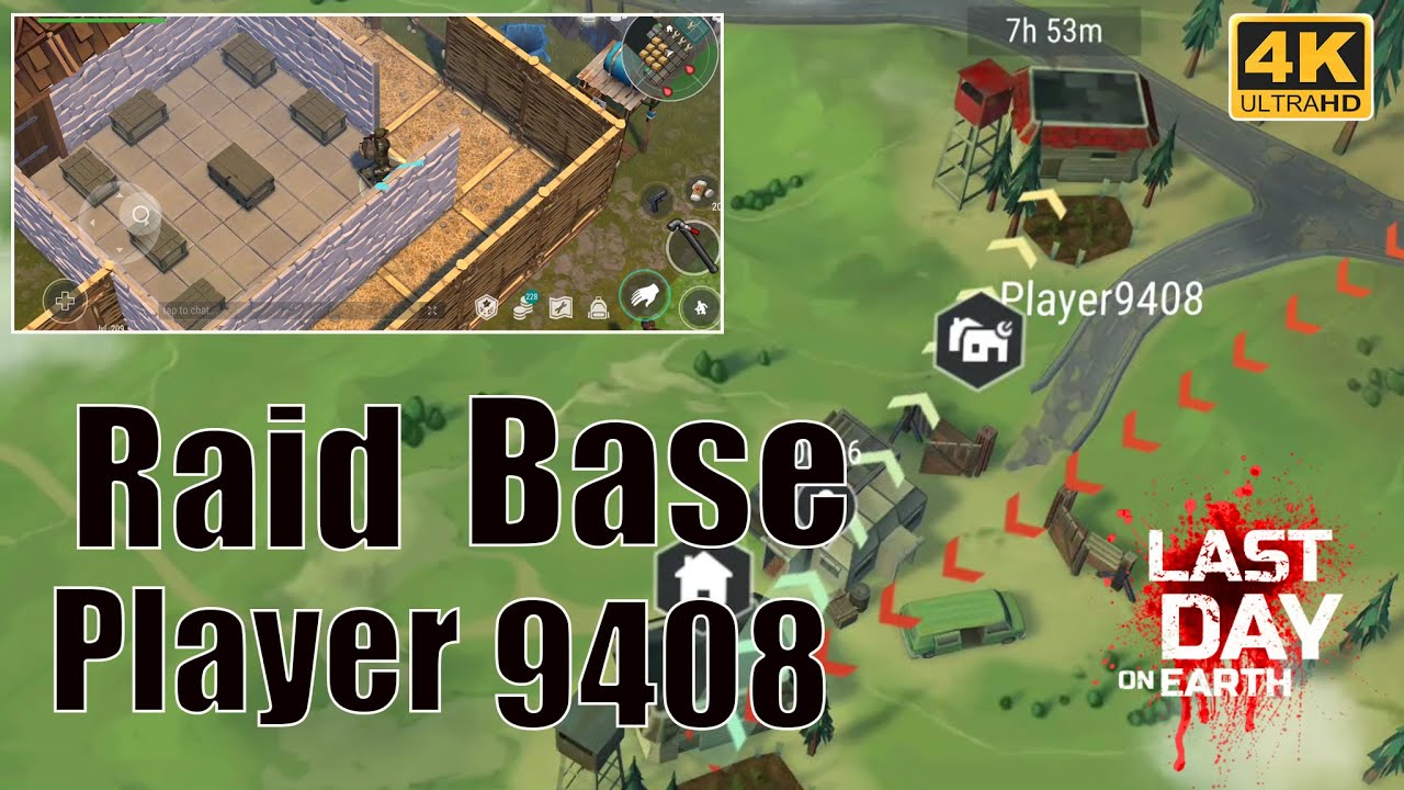 Last Day on Earth Survival Raid Base Player 9408 4K - YouTube