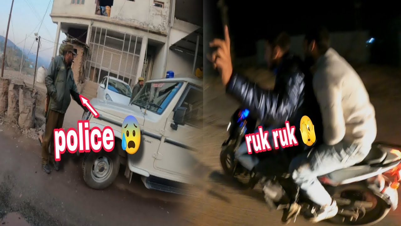 itni ziada police kya kr rhi ha yha pr 😰🚓 / ya ladka pgl ho gya 🫣 ...