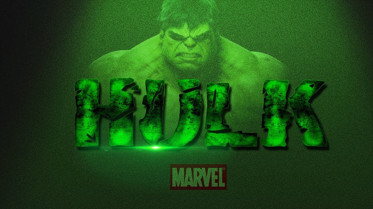 HULK 👽 efecto de texto👽 con photoshop (tutorial) 2020 - YouTube