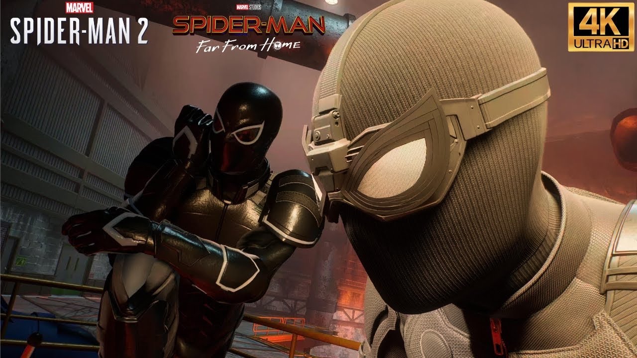 Spider-Man And Agent Venom Finds Tombstone With The MCU Stealth Suit ...