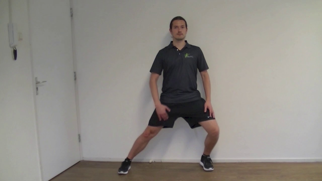 Rekken adductoren in stand bij liespijn - YouTube