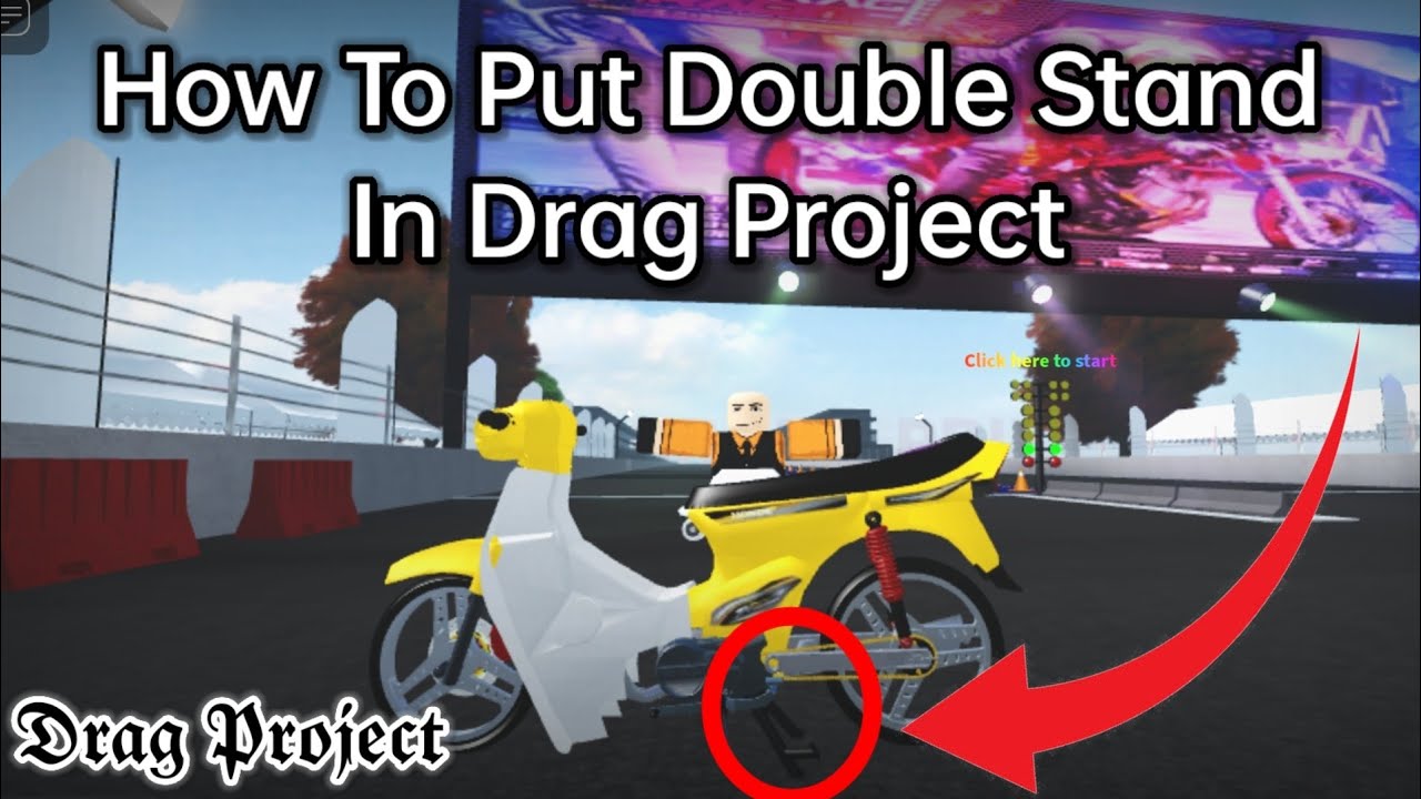 How To Put Double Stand | Drag Project (Roblox) - YouTube
