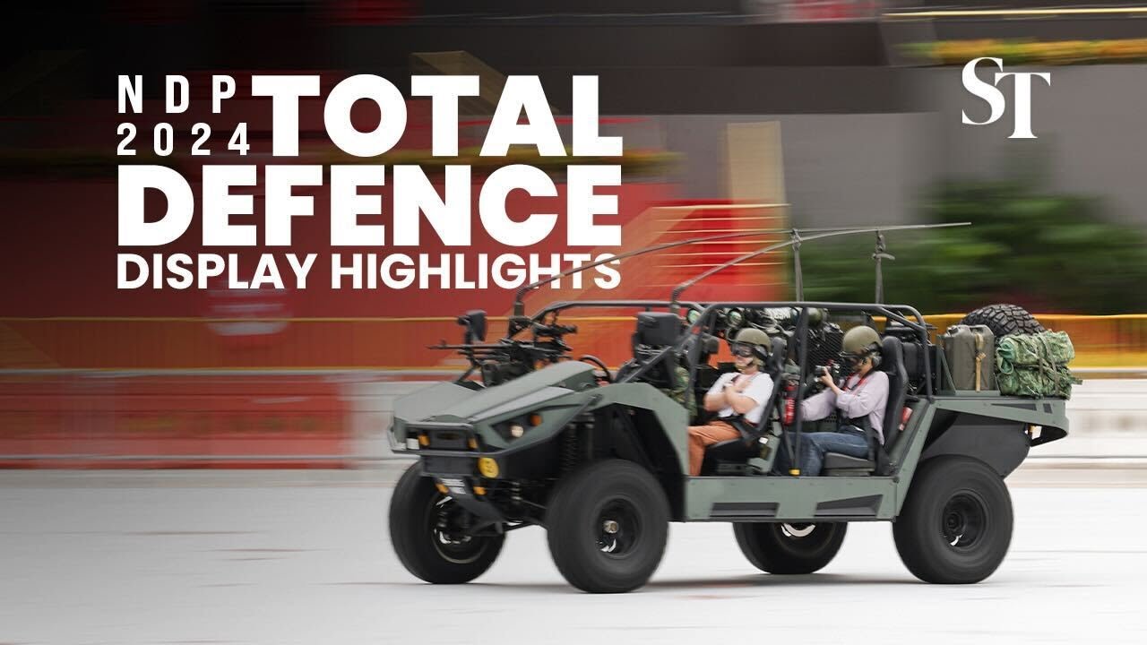#NDP2024: Total Defence display brought to Padang for first time - YouTube
