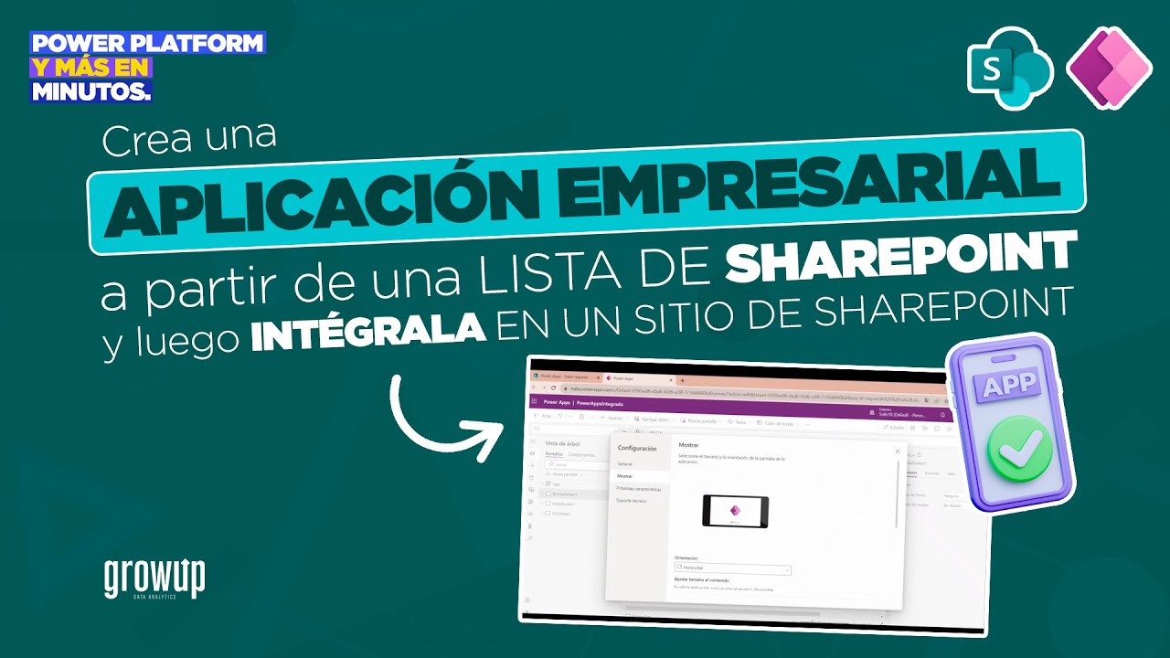 Crea una aplicación empresarial de una lista en SharePoint e intégrala ...