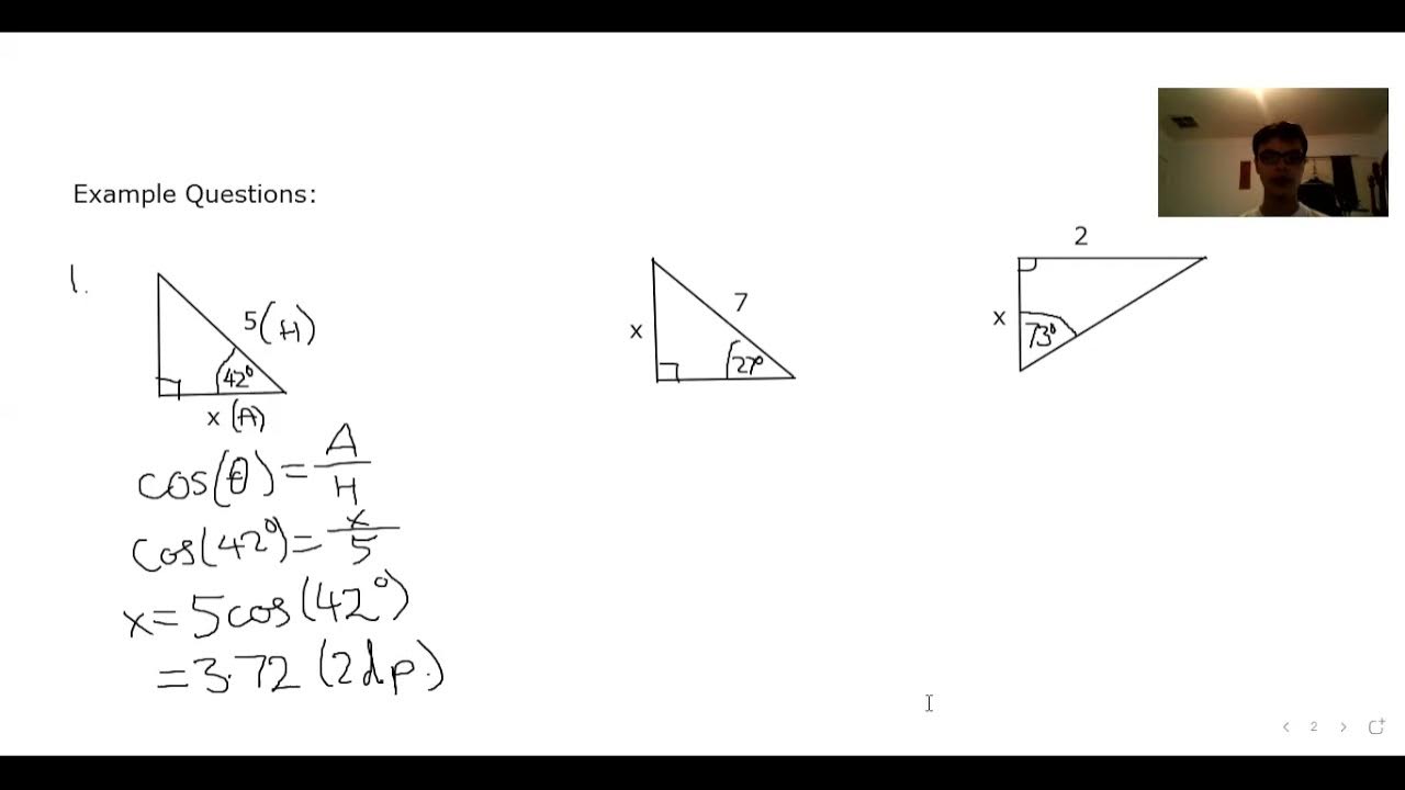Trigonometry - Finding the side length - YouTube