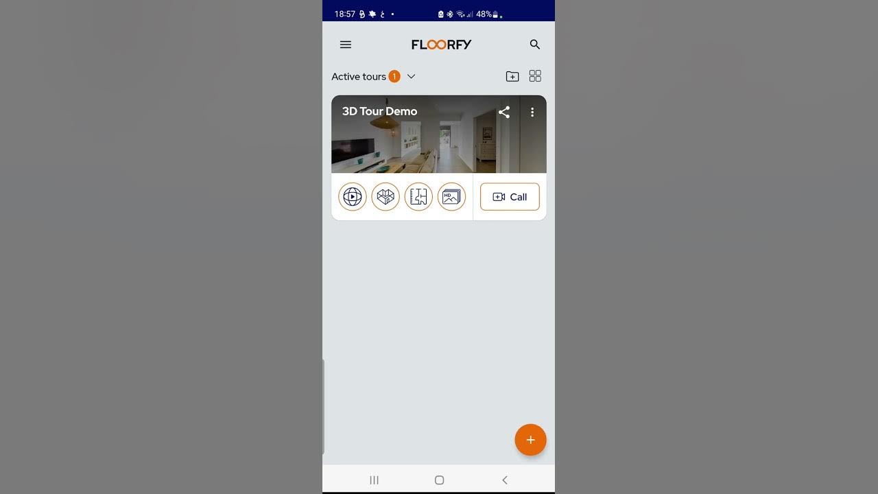 floorfy عمل جولة افتراضية او إسكان للمكان لعمل نموذج ثلاثي الأبعاد - YouTube