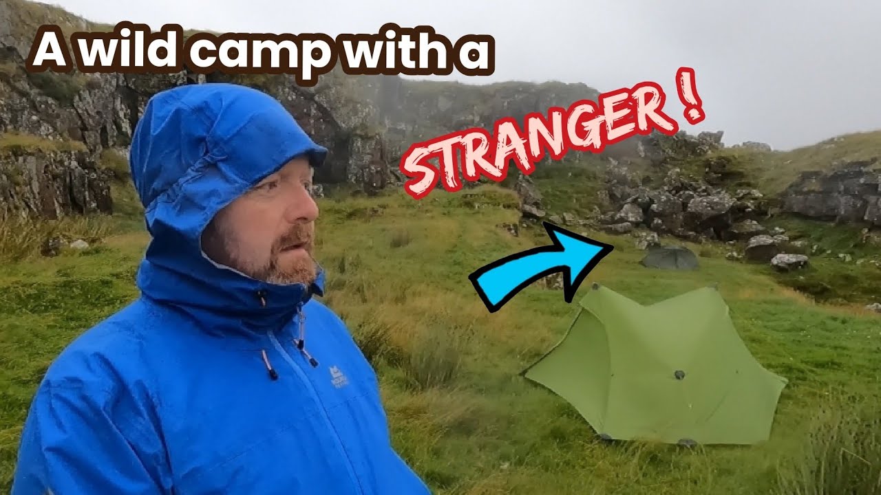 A wild camp with a STRANGER! - YouTube