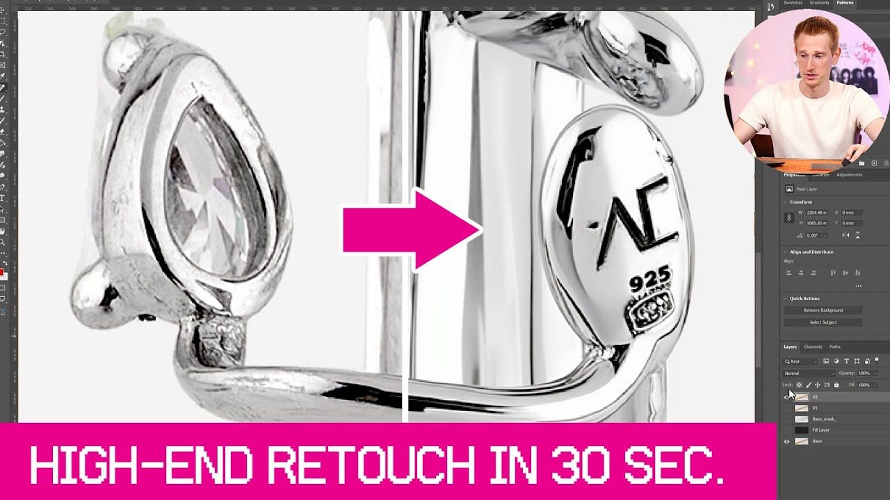 Difficult Jewelry Retouching Parts Made EASY with 2026 AI TOOL OIS GOLD ...