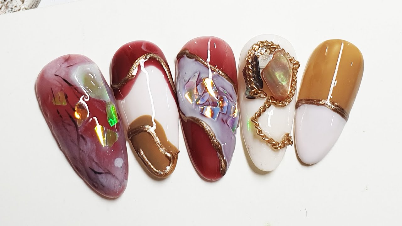 Jose Holt Sheldon Estrada - Stalactites Hidden Background Nail Design ...