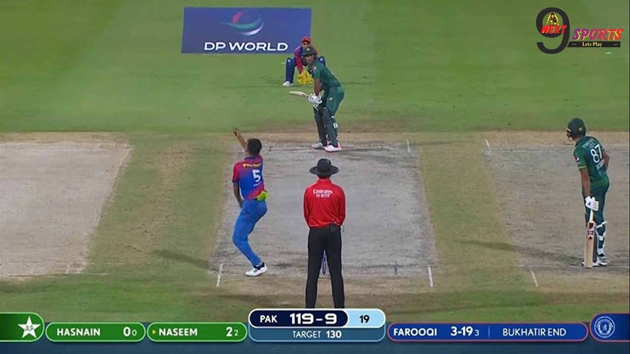 PAK vs AFG LAST OVER HIGHLIGHTS | 11 RUNS NEED 6 BALLS | PAKISTAN VS ...
