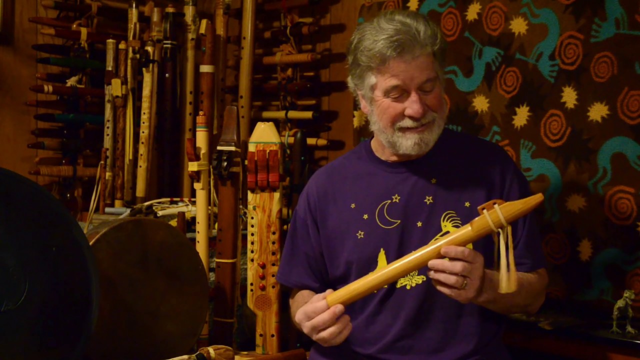 Native American Style Flute playing "Secrets" #5 "The missing ...