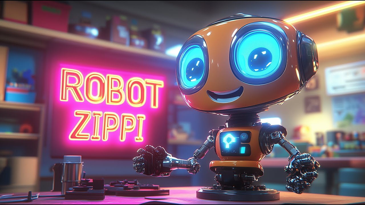 Zippy the Fix-It Robot! 🔧 | Fun Animated Adventure for Kids - YouTube