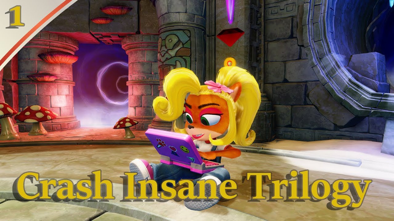 Crash Insane Trilogy (PC) [First ran] #1 3D Pain Или кто придумал ...