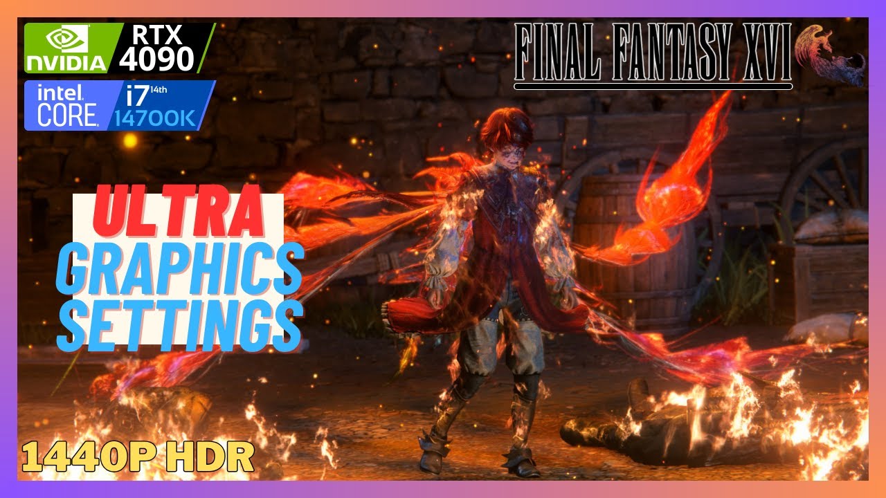 Final Fantasy XVI - RTX 4090 - 1440p Gameplay - Ultra Graphics Settings ...