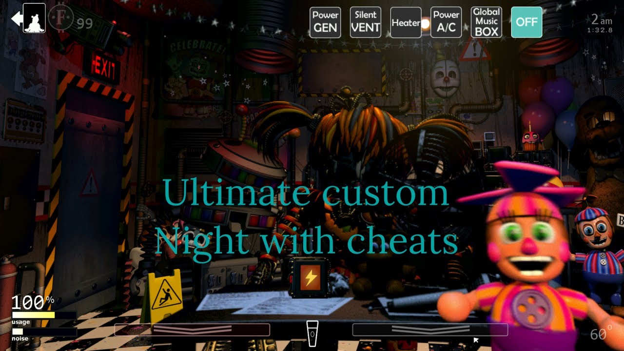 Ultimate custom night with cheats - YouTube