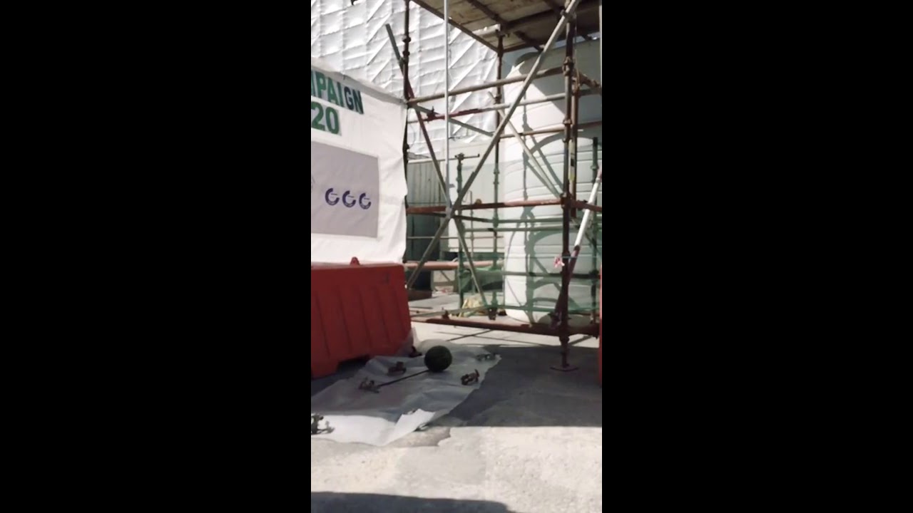 Safety awareness campaign demonstration video for falling objects - YouTube