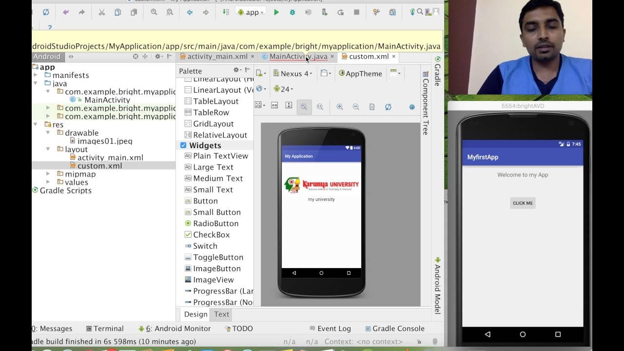 create custom Toast in Android - YouTube