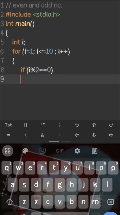 Basics Of Programming Program To Findout Even And Odd No By For Loop Coding Clanguage