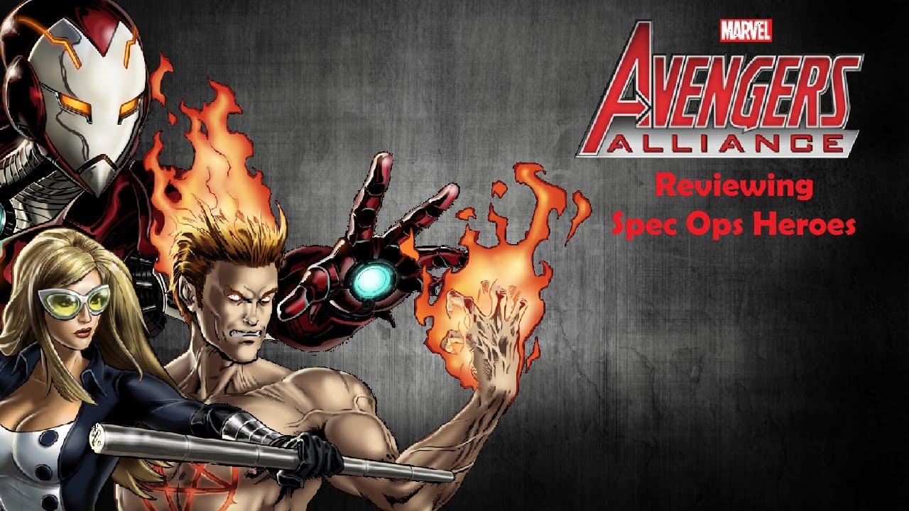 Marvel Avengers Alliance: Reviewing Spec Ops Heroes - YouTube