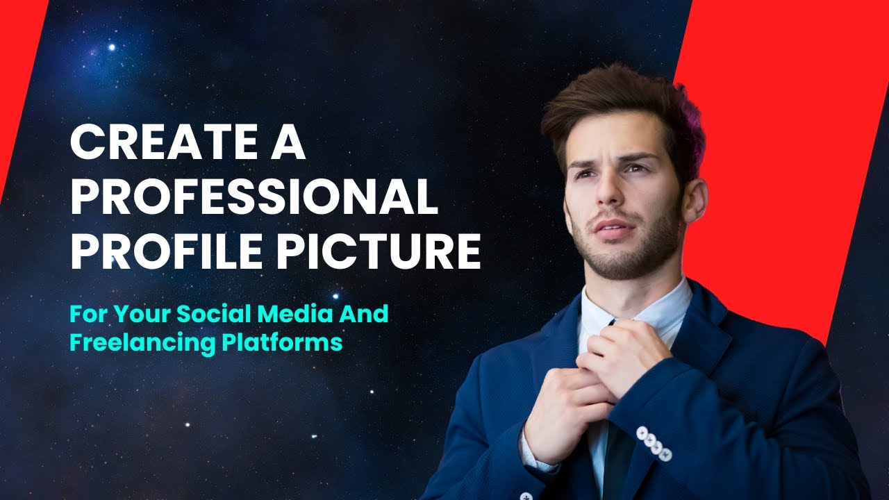 Ho To Make Professional Profile Picture For Social Media And ...