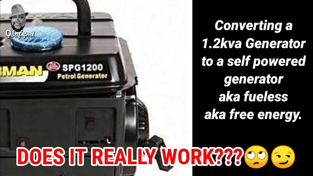 ALERT: Do fuelless generators work? Is self powered generator real? DIY ...