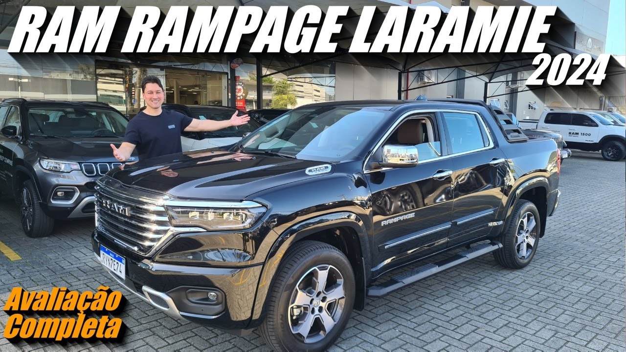 RAM RAMPAGE LARAMIE 2024. Test drive e todos os detalhes | Avaliação ...