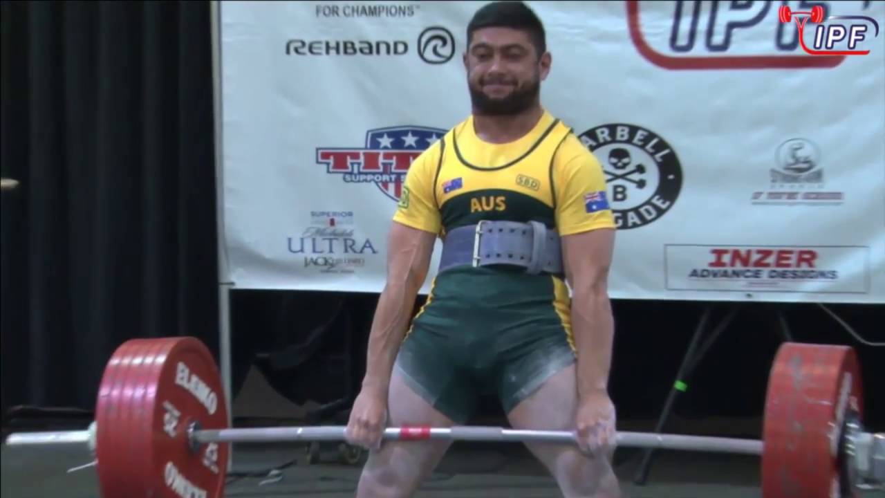 John Paul Cauchi - 282.5kg Deadlift World Record - IPF World Classic ...