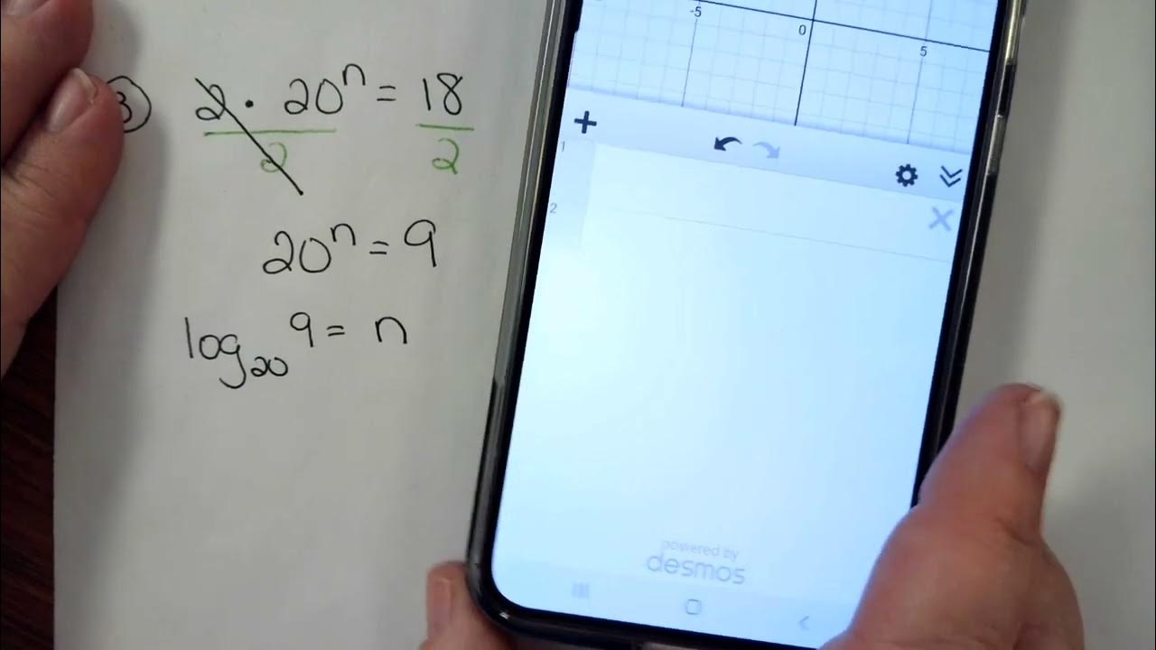 Solving Exponential Equations Using Logs - YouTube